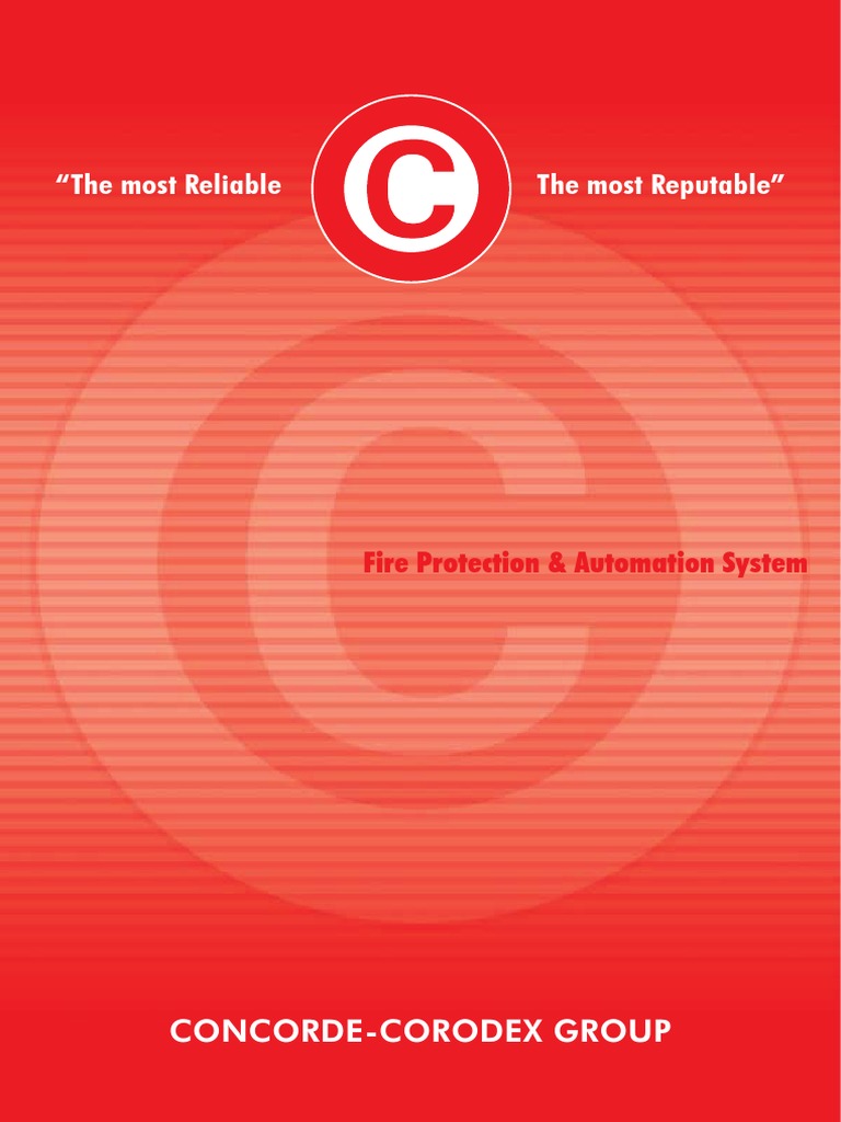 Concorde Corodex Fire Protection and Automation-Low | PDF | Fire ...