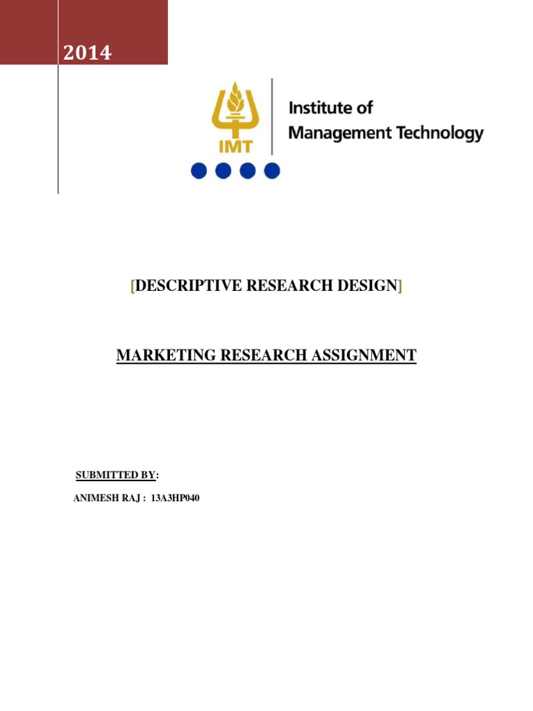 Descriptive Research | PDF | Research Design | Retail