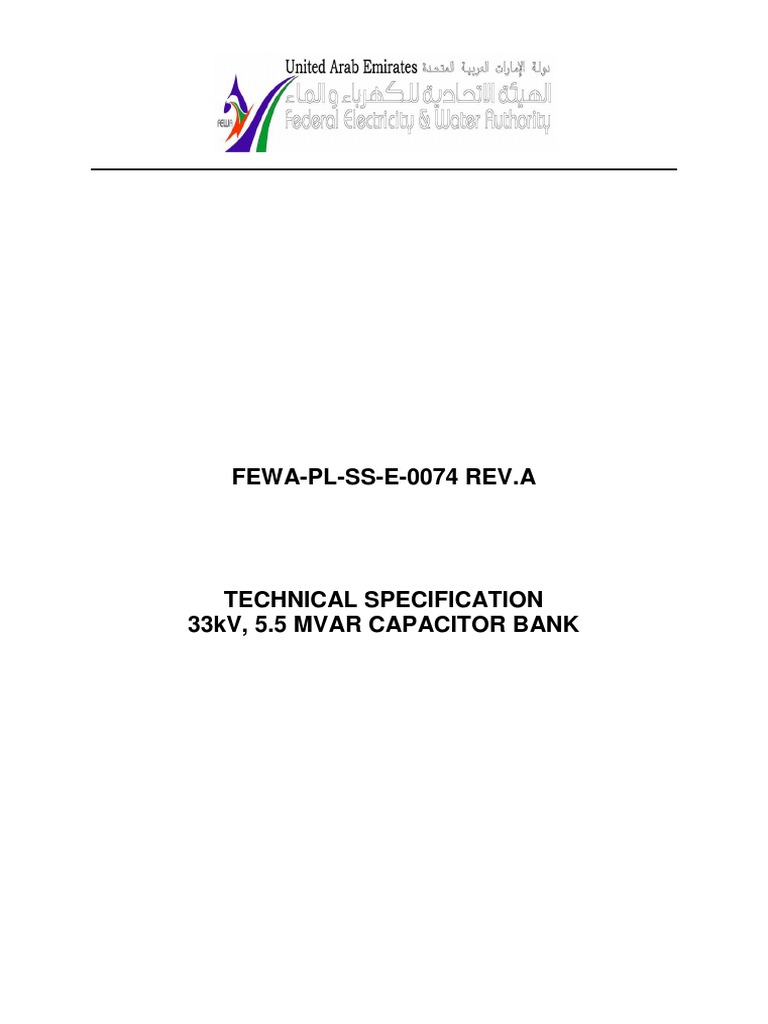 20 Mvar Capacitor Bank | PDF | Electrical Wiring | Capacitor
