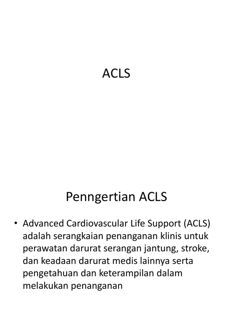 Acls Presentation | PDF