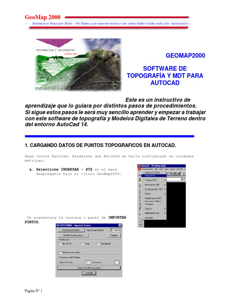 Tutorial Geomap | PDF | Archivo de computadora | Topografía