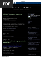 Sentencias ABAP 4 | PDF | Programa de computadora | Programación