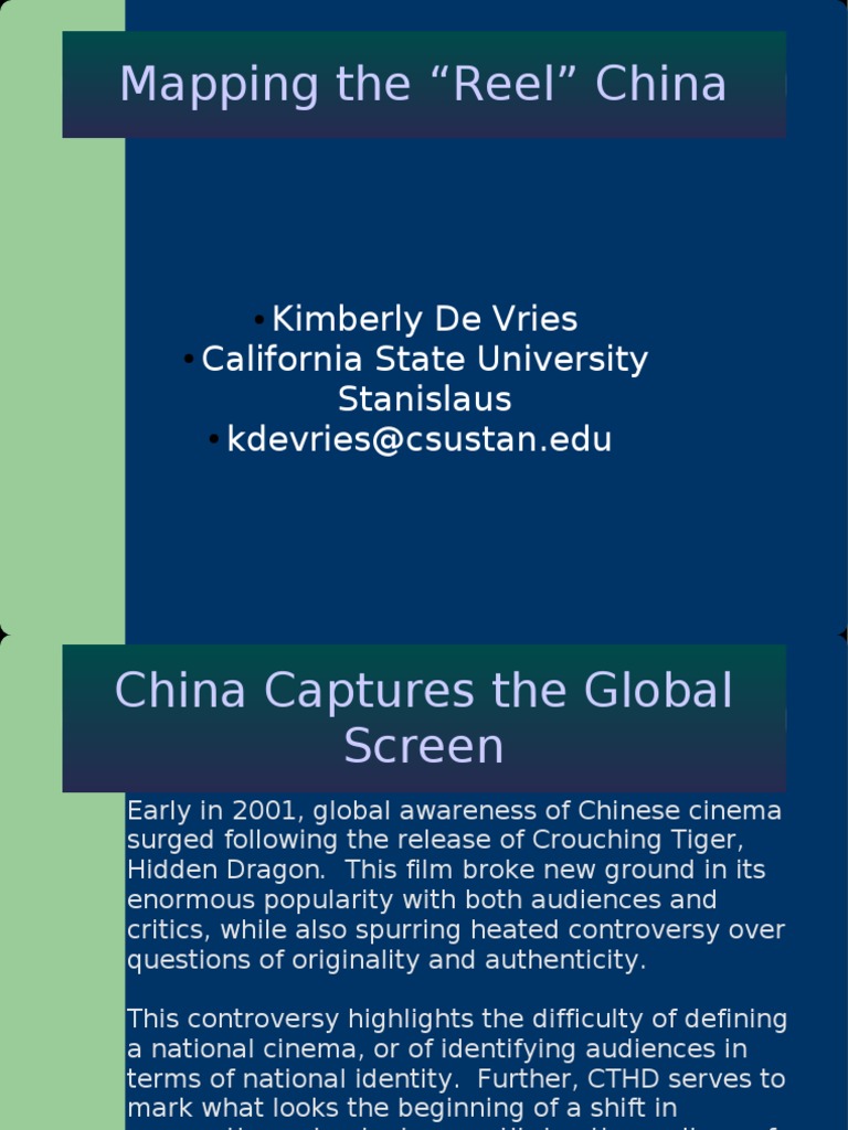 Mapping The "Reel" China | PDF | Film Industry | Mainland China