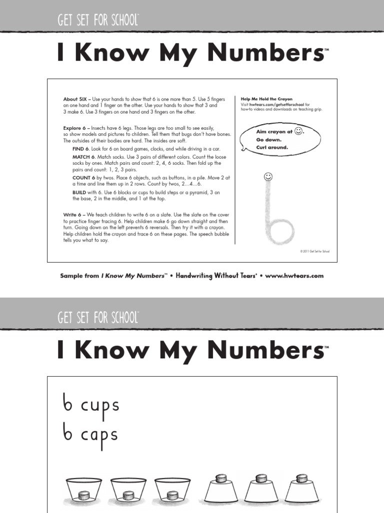 I Know My Numbers Sample | PDF | Leisure