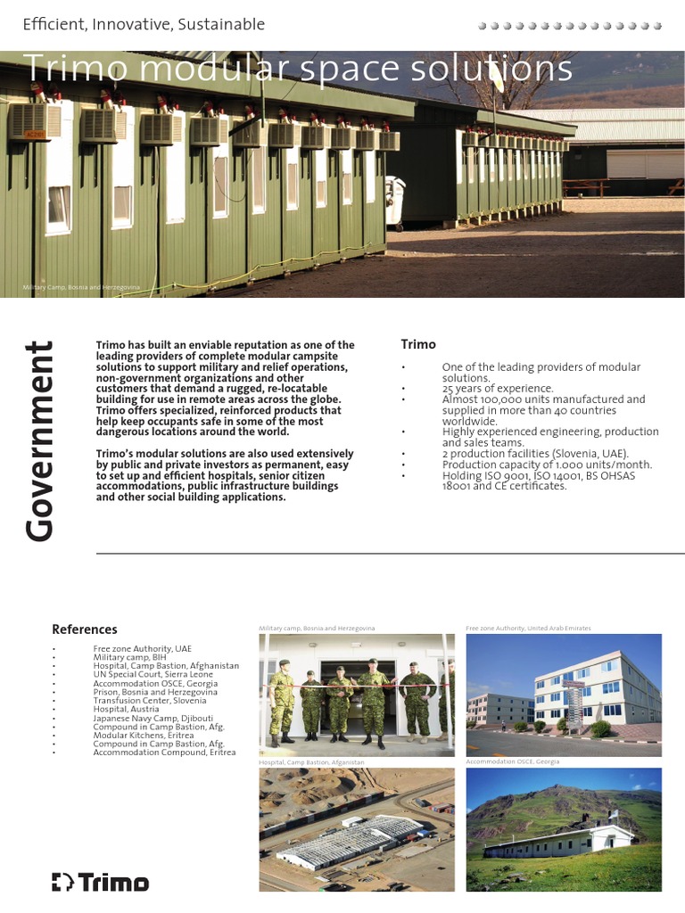Trimo Modular Space Units | PDF | Building Insulation | Window