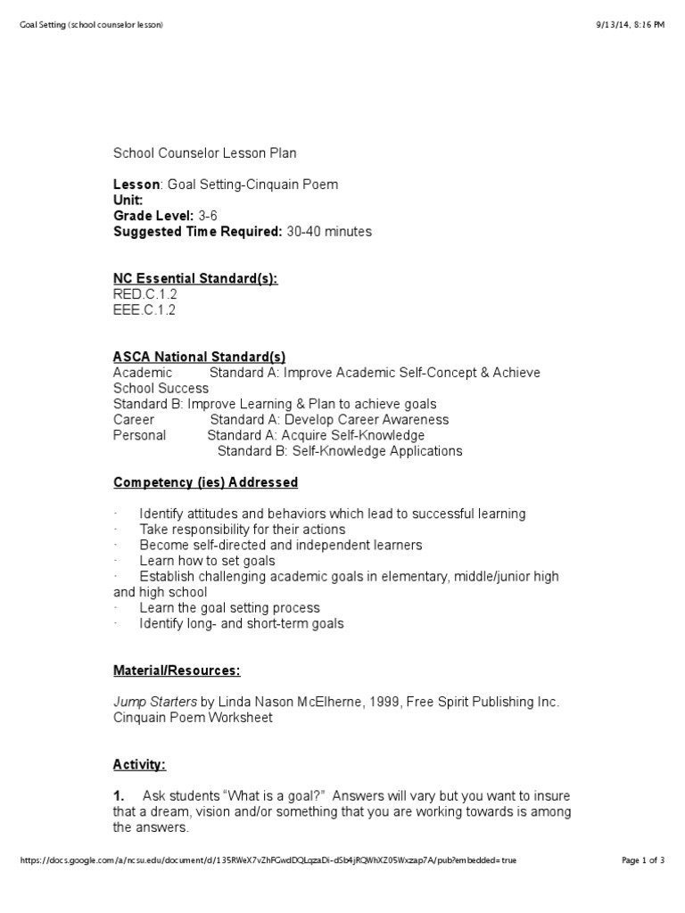 goal setting-cinquain poem | Goal Setting | Poetry