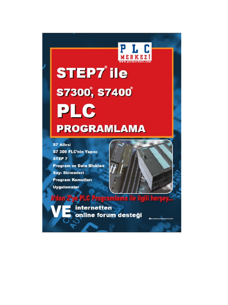 STEP7 Ile S7300, S7400 PLC Programlama Kitabı | PDF