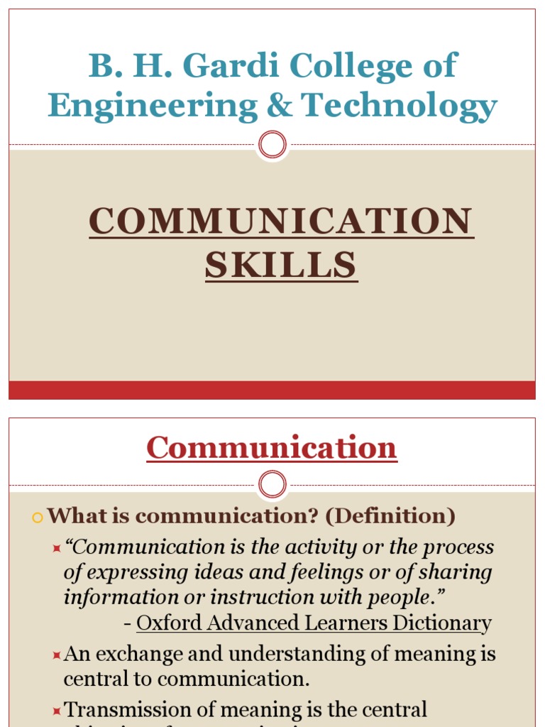 Essential Communication Skills Guide | PDF | Code | Communication