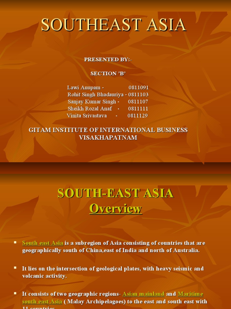 Southeast Asia | PDF | Southeast Asia | Asia