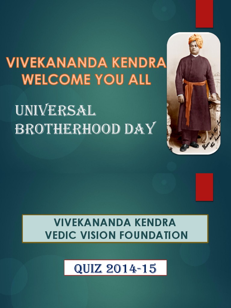 Universal Brotherhood Day | PDF | Ramayana | Mahabharata