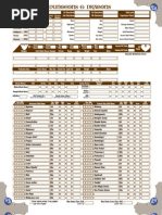 Godbound Character Sheets | PDF