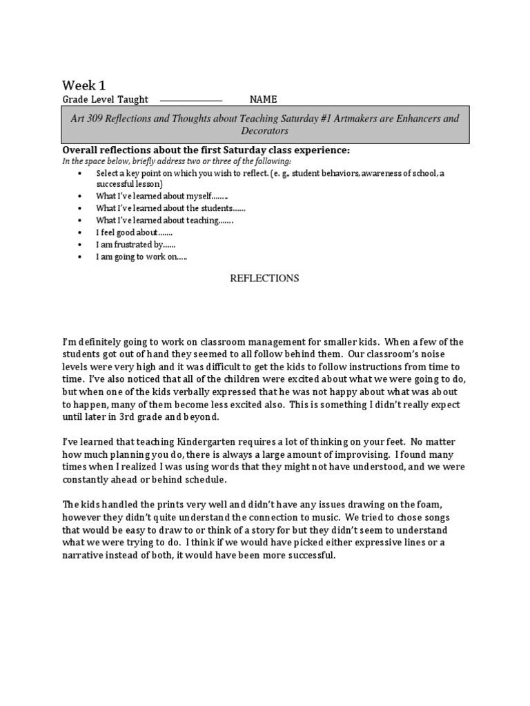 Reflection Sat 2-2014 | PDF | Emotions | Mood (Psychology)