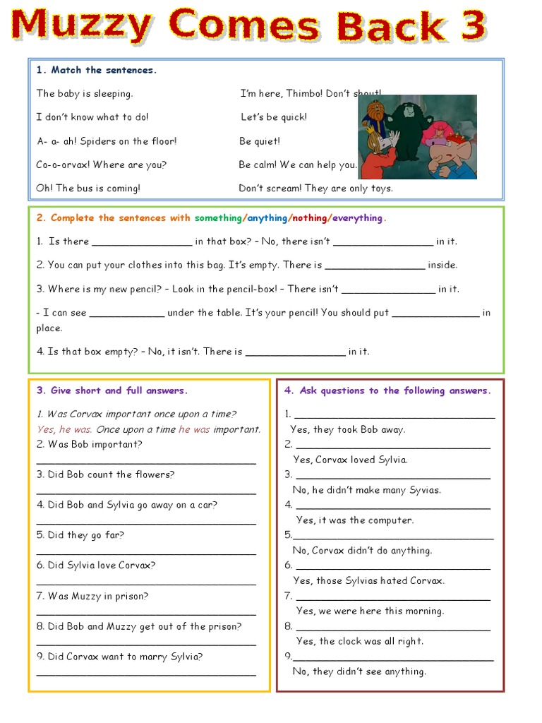 Muzzy Comes Back 3 | PDF | Foreign Language Studies