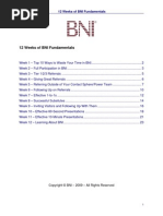 BNI Code of Ethics and Policies BNI | PDF | Fee | Profession