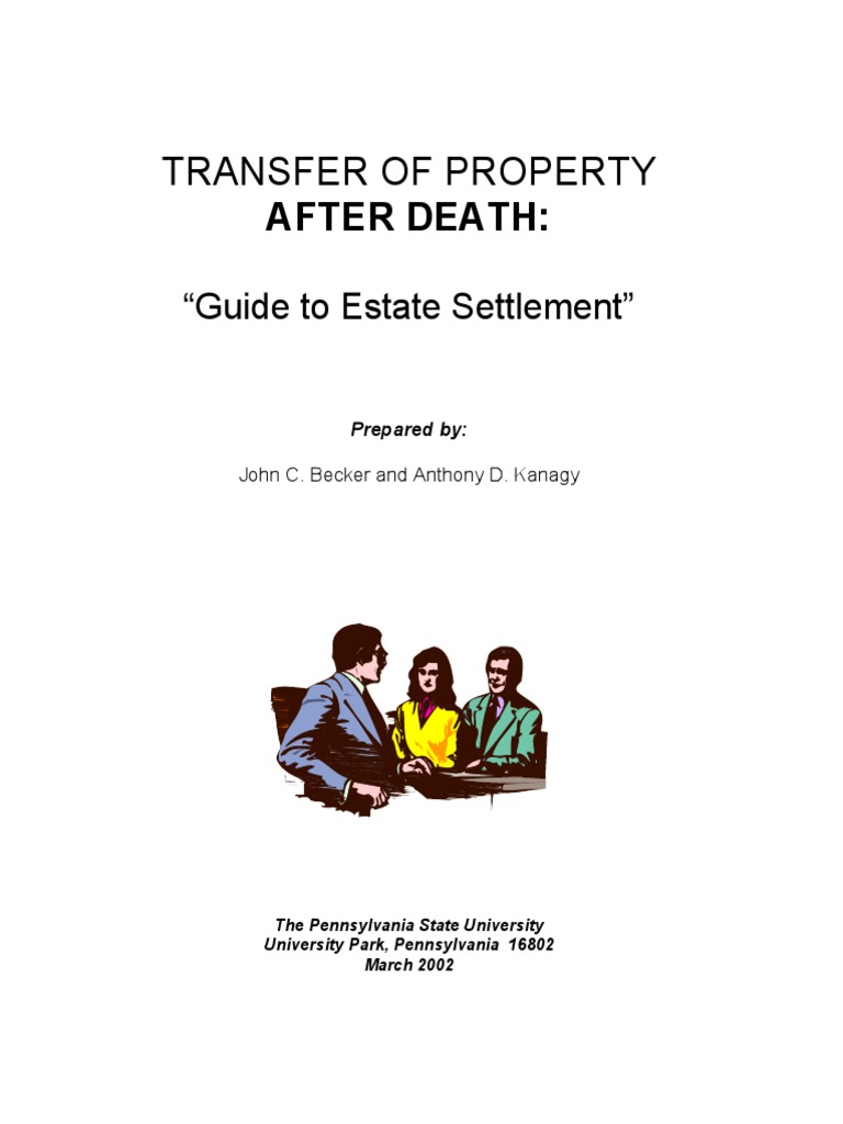 Transfer of Property After Death | PDF | Estate Tax In The United ...