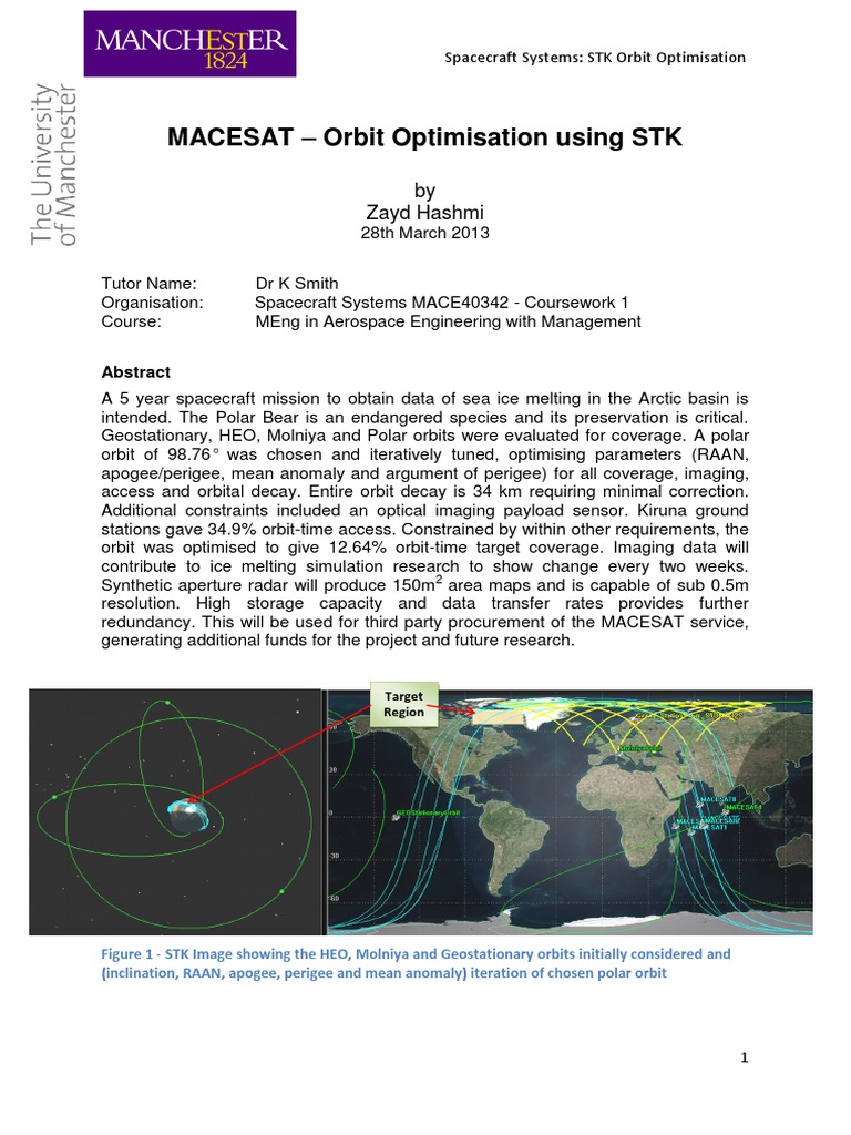 Orbit Optimization using STK | Aerospace | Spacecraft