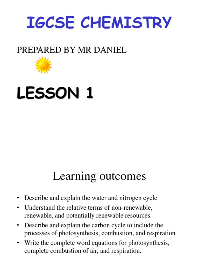 Igcse Topic 1 Lesson 1 Water Cycle Igcse | Precipitation | Water Cycle