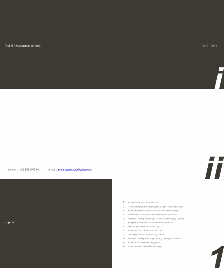 Portfolio Rmna Associates 2012-2014 | PDF | Art