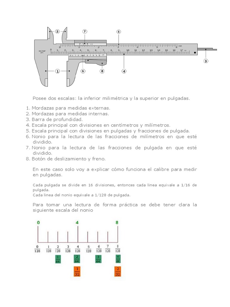 Calibre Pulgadas | PDF