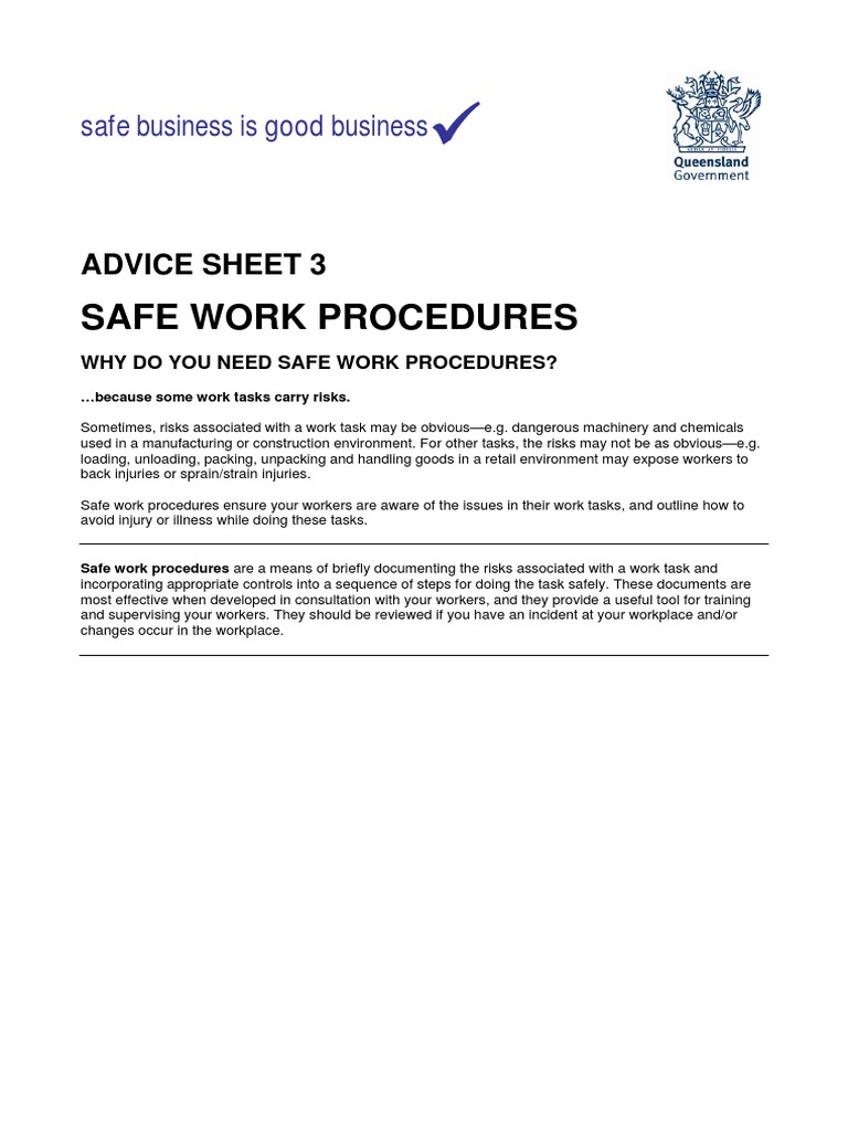 Advice Sheet 3 | PDF | Personal Protective Equipment | Safety