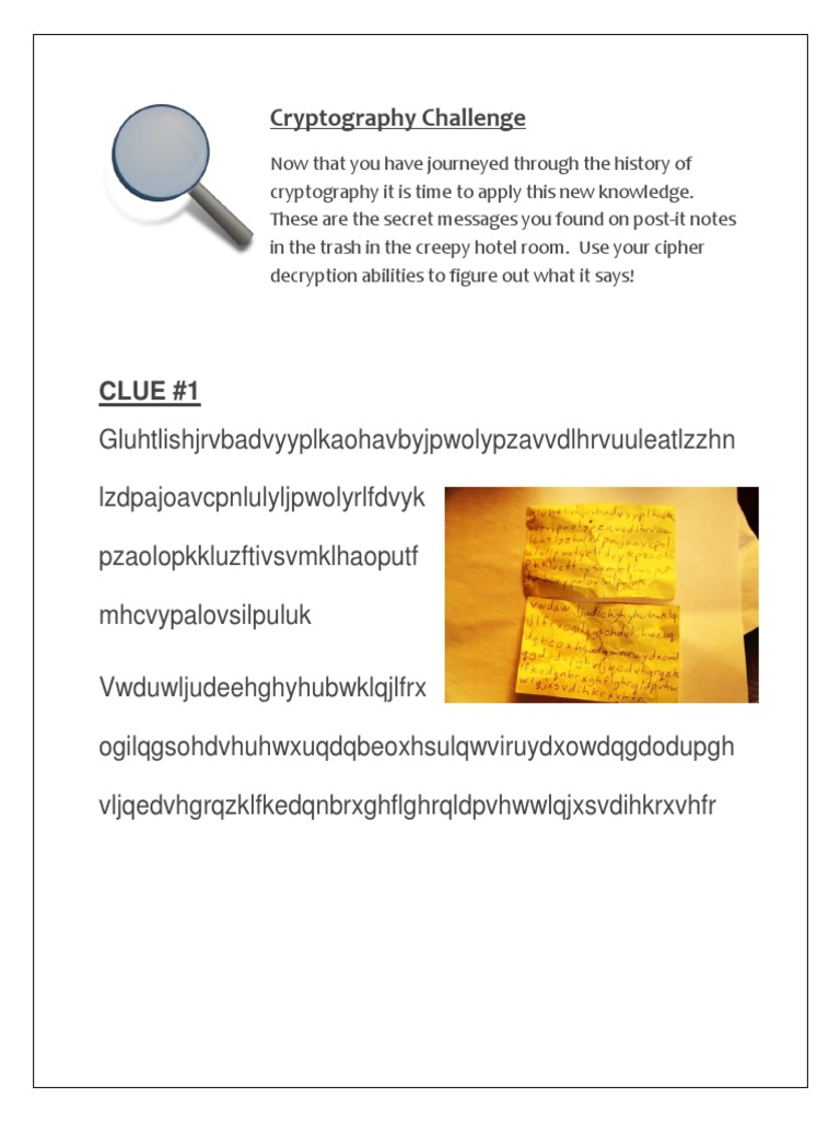 Cryptography Decryption Challenge | PDF