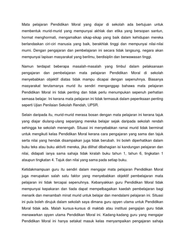 Langkah Mengatasi Isu-Isu Moral | PDF