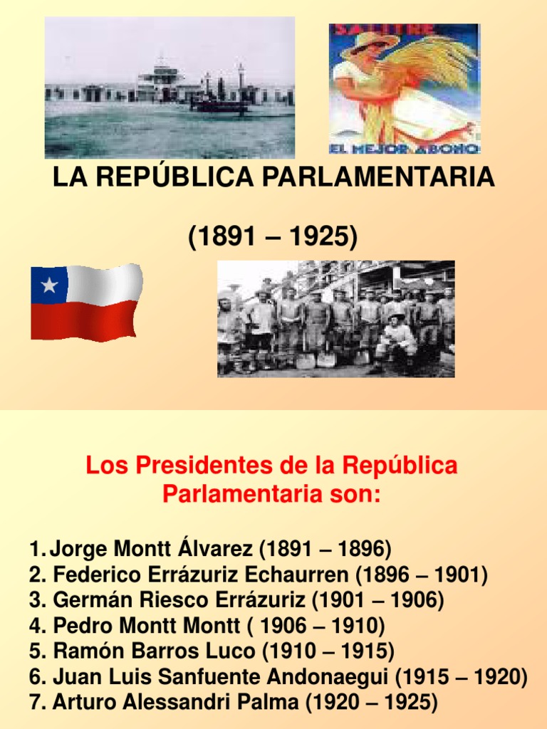 Parlamentarismo en Chile | Esfera pública | Gobierno | Prueba gratuita ...