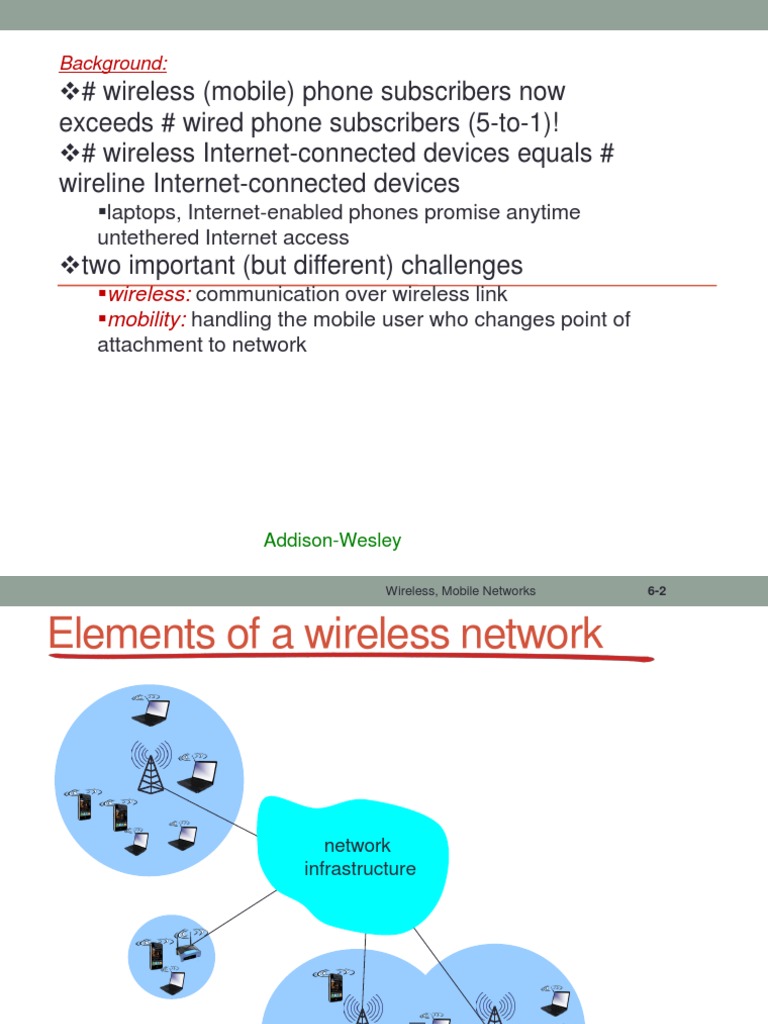 Wireless and Mobile Network Overview | PDF | Wireless Lan | Cellular ...