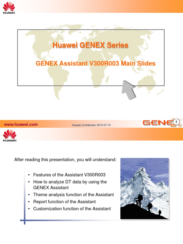 GENEX Assistant V300R003 Guide | PDF | High Speed Packet Access | Gsm