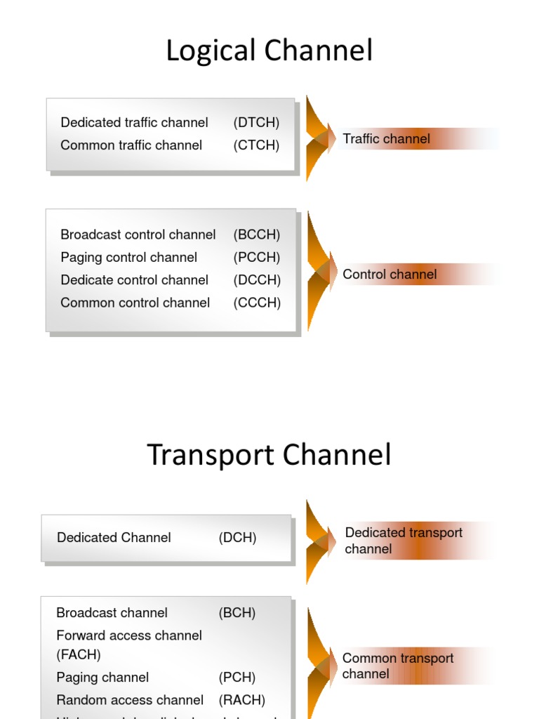 Logical Channel: Traffic Channel Dedicated Traffic Channel (DTCH ...