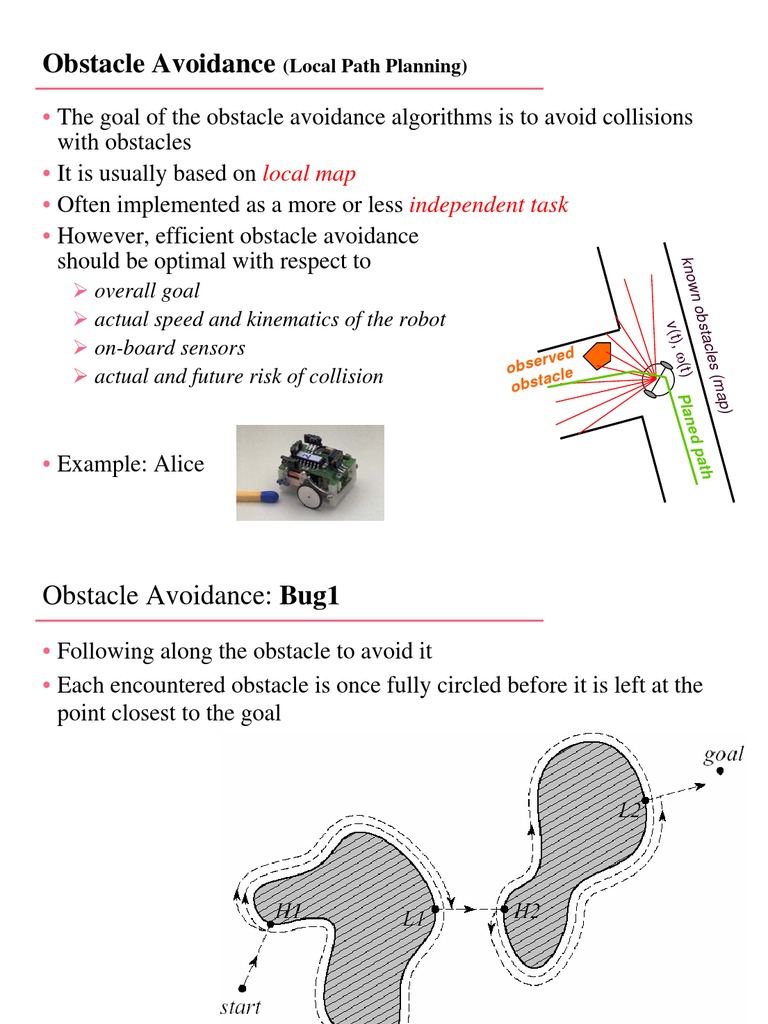 Obstacle Avoidance: Local Map Independent Task | PDF | Mathematical ...