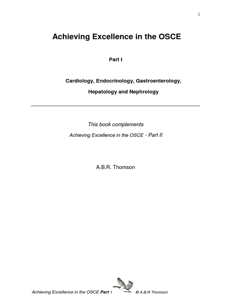 Achieving Excellence in The OSCE Part 1 | PDF | Heart Failure | Heart