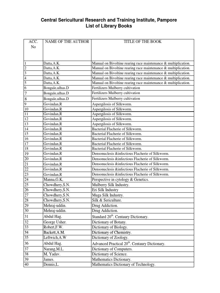 Sericulture Books | PDF | Plant Breeding | Agriculture