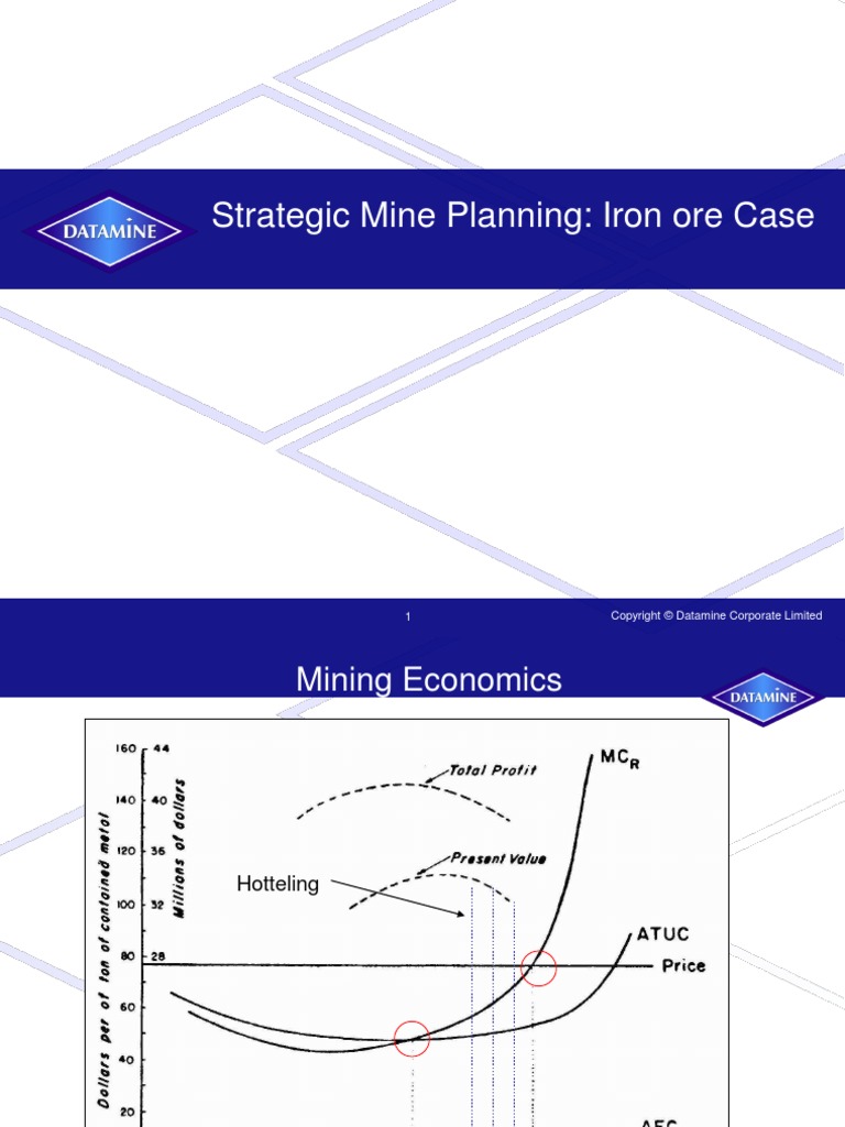 05 Strategic Mine Planning 1 | PDF | Mathematical Optimization | Net Present Value