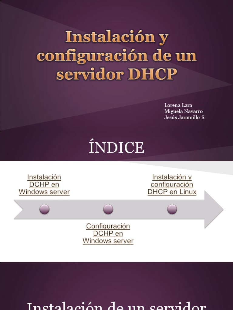 Instalación y Configuración de Un Servidor DHCP | PDF | Dirección IP | Red de arquitectura