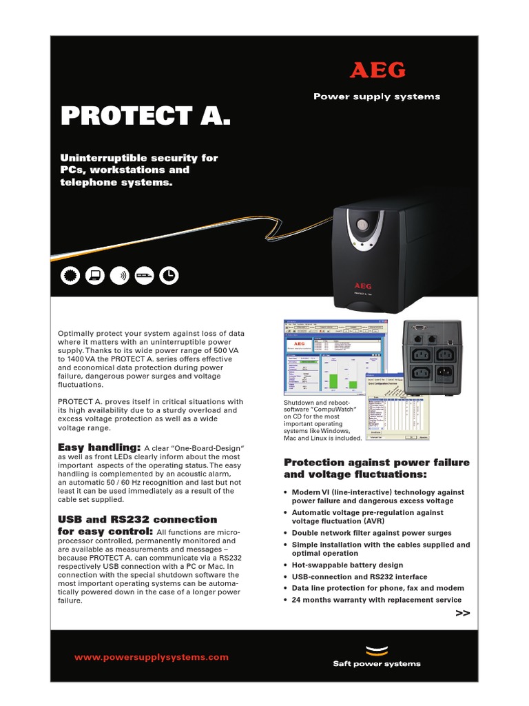 Protect A.: Uninterruptible Security For PCS, Workstations and ...