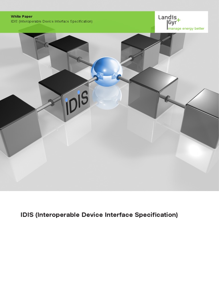 IDIS (Interoperable Device Interface Specification) | PDF | Smart Grid ...