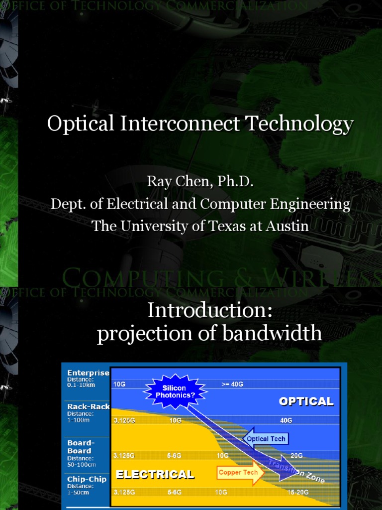 Optical Interconnect Technology | PDF | Printed Circuit Board | Electronics