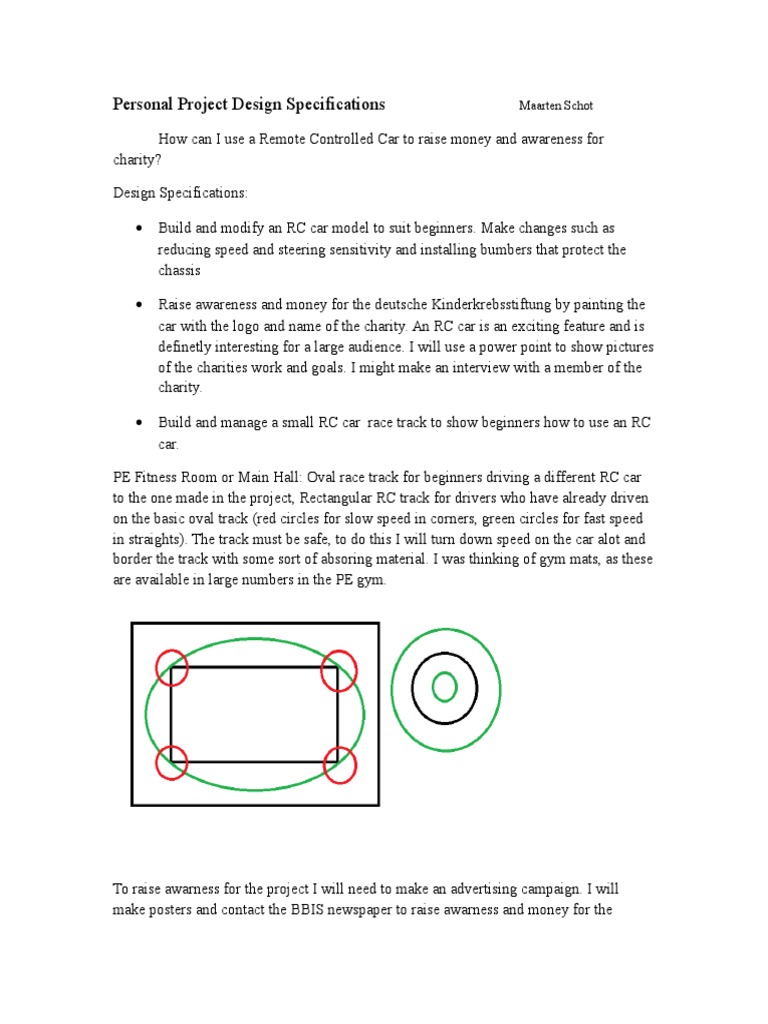 RC Car Charity Project Design Guide | PDF | Art