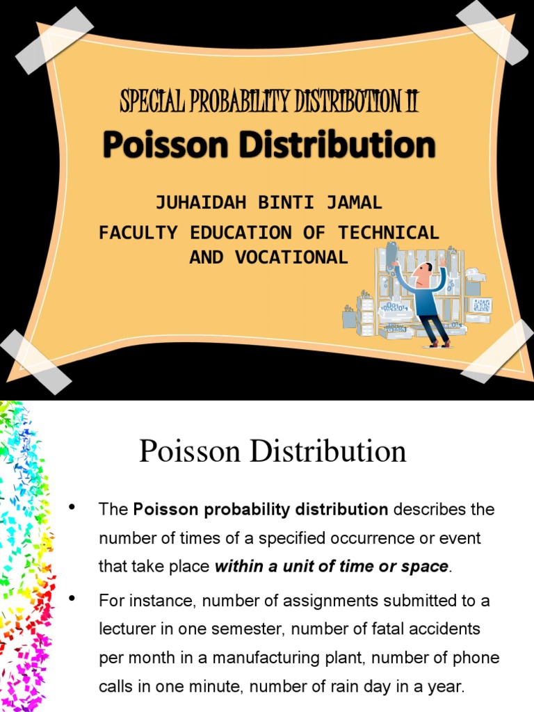 Special Probability Distribution Ii: Juhaidah Binti Jamal Faculty ...