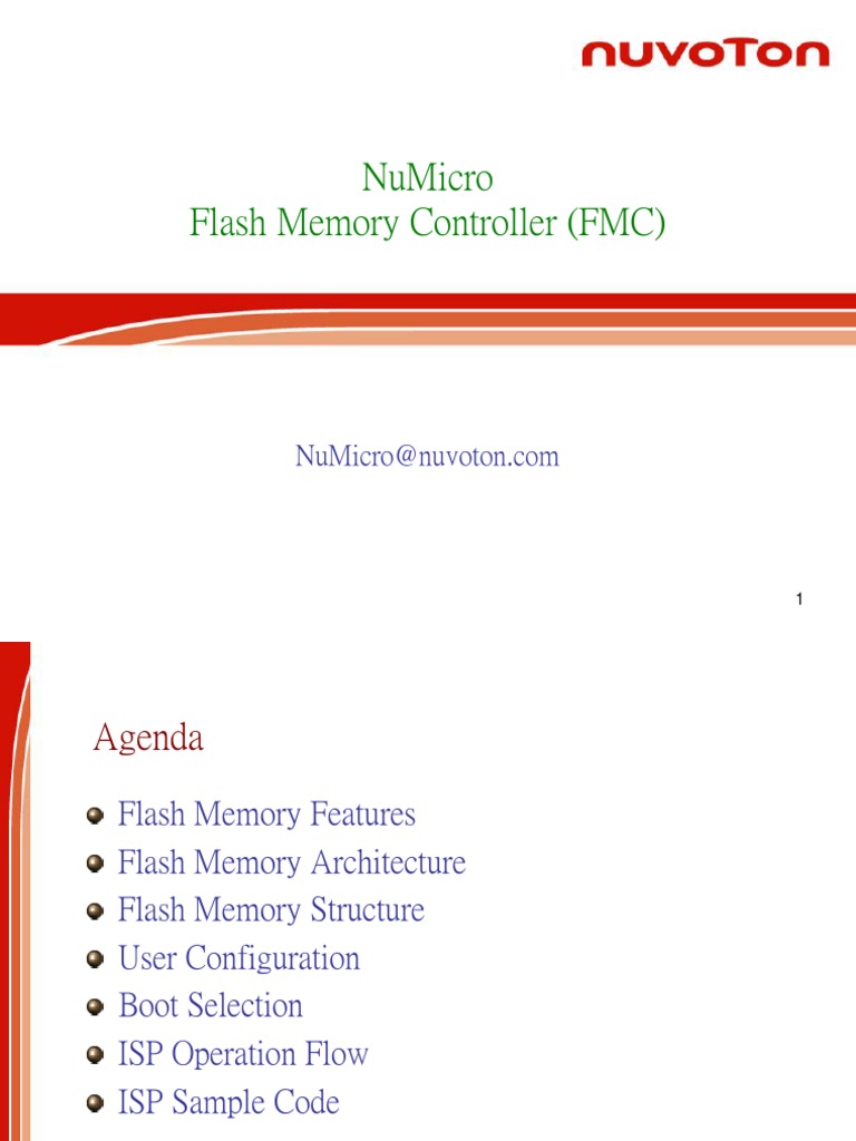07 NuMicro FMC | PDF | Flash Memory | Booting