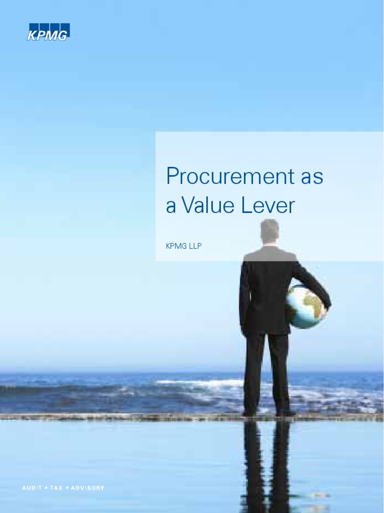 Procurement As A Value Lever: KPMG LLP | PDF | Procurement | Supply Chain