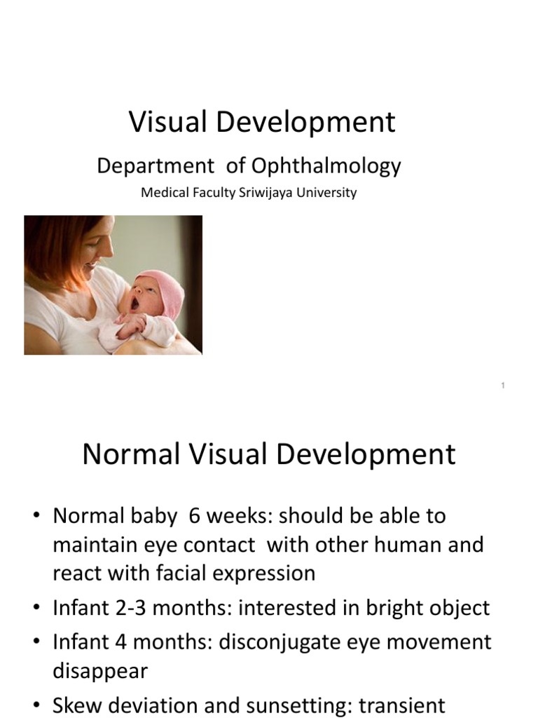 IT 4 - ALS Visual Development (Mata) | PDF | Visual Acuity | Vision