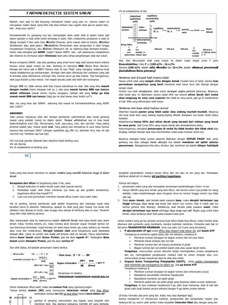 Tentir Farmakokinetik | PDF