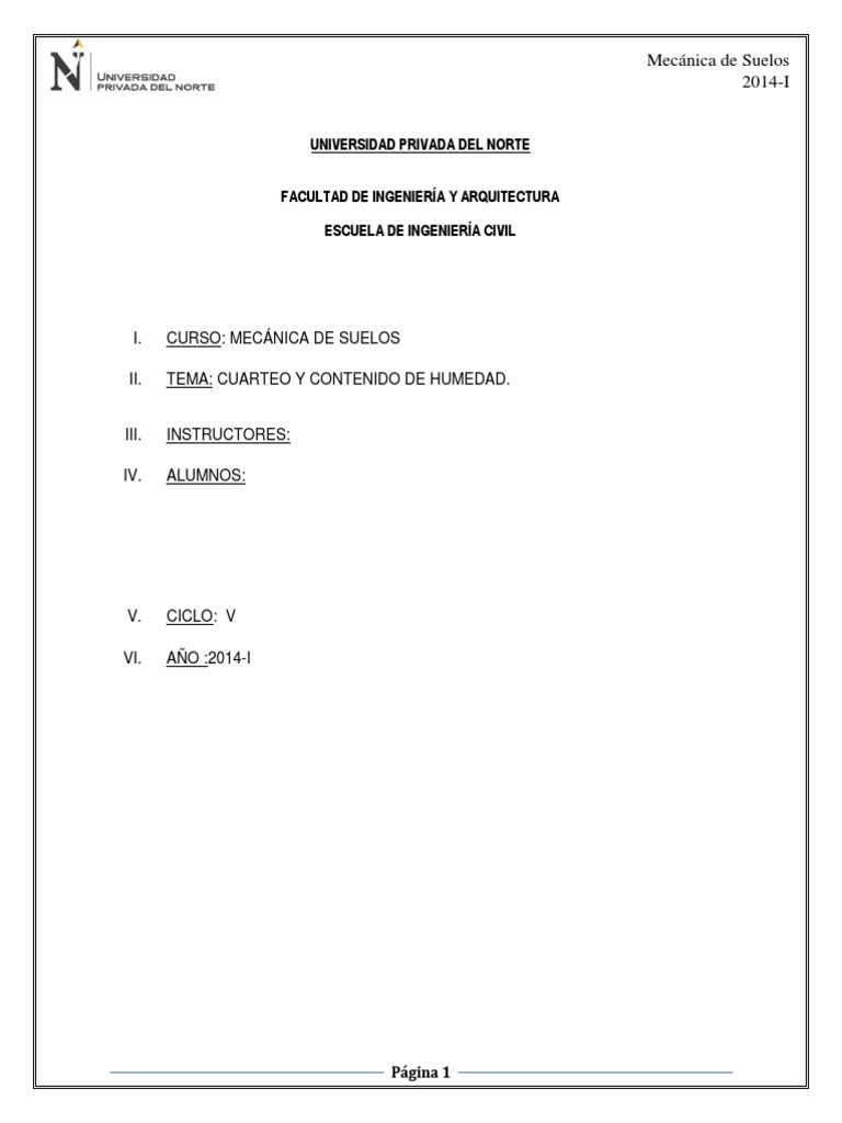 Cuarteo y Contenido de Humedad Sub | PDF | Mecánica de suelos | Suelo