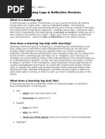 Learning Log Template | PDF