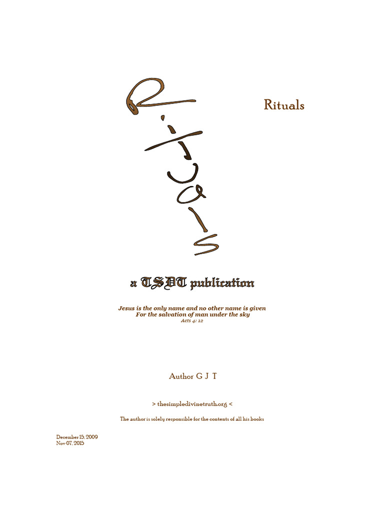 Understanding Religious Rituals and Worship | PDF | Religious Belief ...