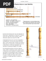 Mapa de Notas - Flauta Doce (Cifras Melódicas) | PDF