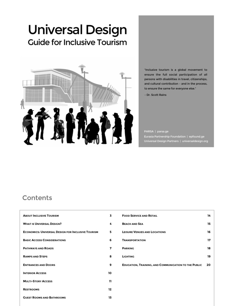 Universal Design Guide for Inclusive Tourism | PDF | Lighting ...