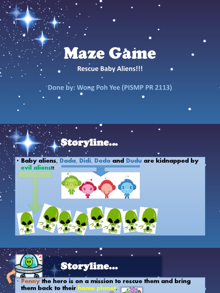 Maze Game: Rescue Baby Aliens!!! | PDF